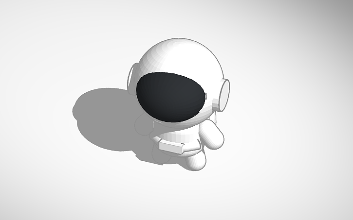 3D design astronauta - Tinkercad