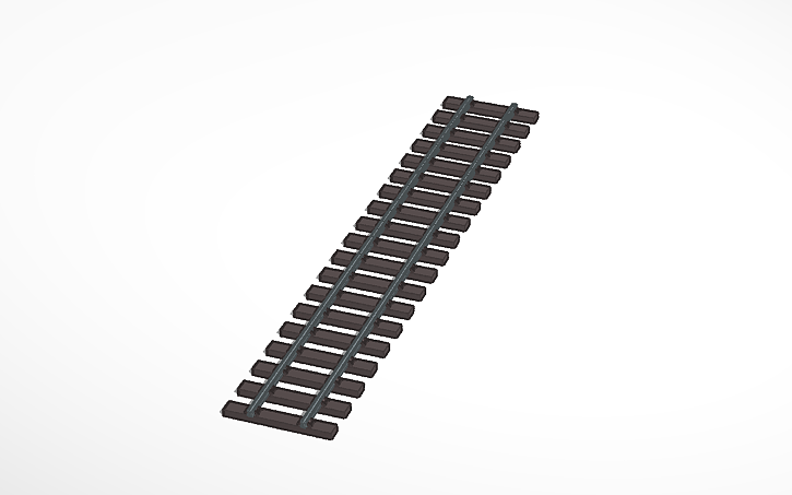3D design Gauge 1 Track - Tinkercad