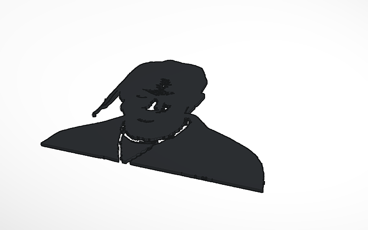 3D design Travis Scott - Tinkercad