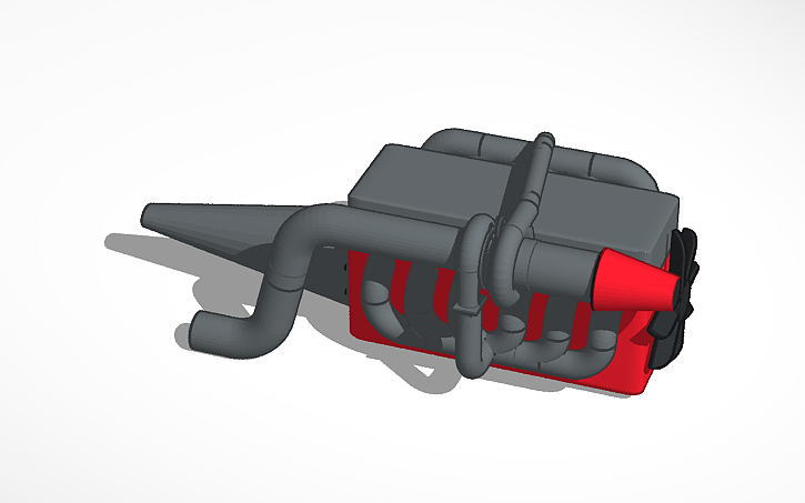 3D design Simple New Turbo Engine | Tinkercad