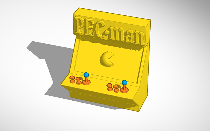 3D design PEC-man game | Tinkercad