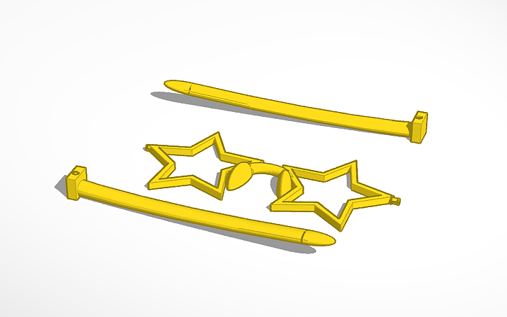 3D design minecraft glasses | Tinkercad