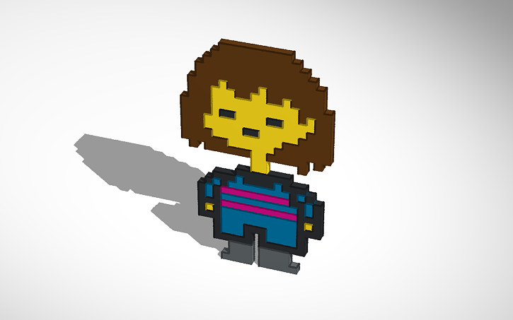3D design undertale-Frisk | Tinkercad