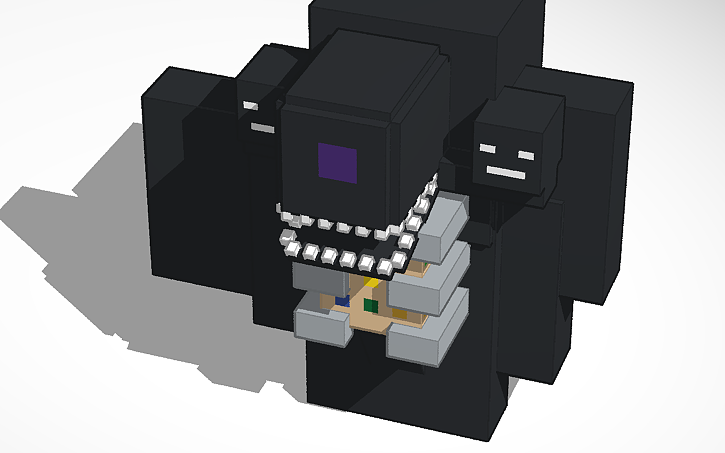 3D design Wither storm phase 3 | Tinkercad