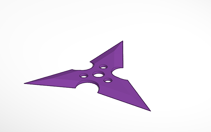3D design The 3 pointed star v2(Stronger) - Tinkercad