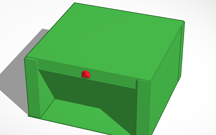 3D design green screen - Tinkercad