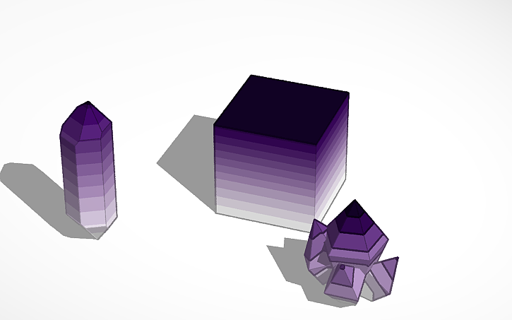 3D design Amethyst - Tinkercad
