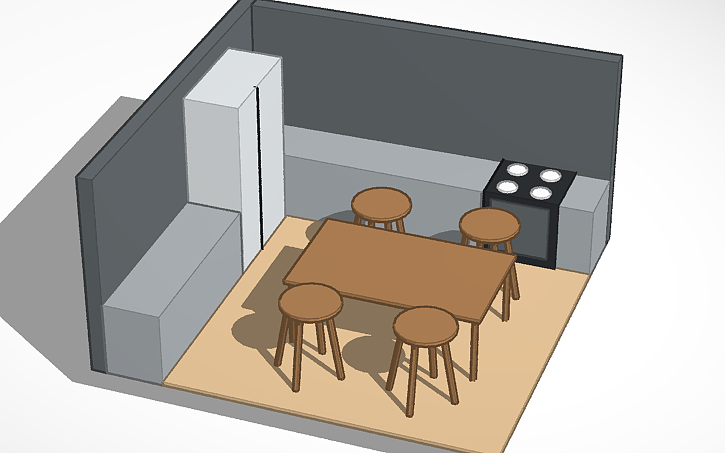 3D design Kitchen | Tinkercad