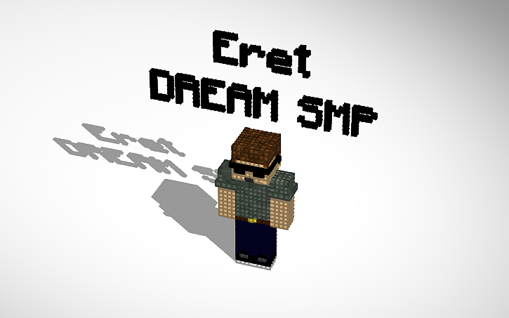 3D design Eret (Normal) DREAM SMP - Tinkercad