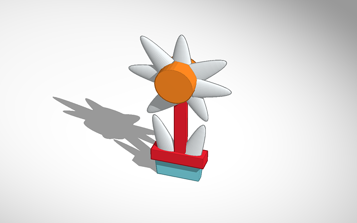 3D design FLOWER!!! | Tinkercad
