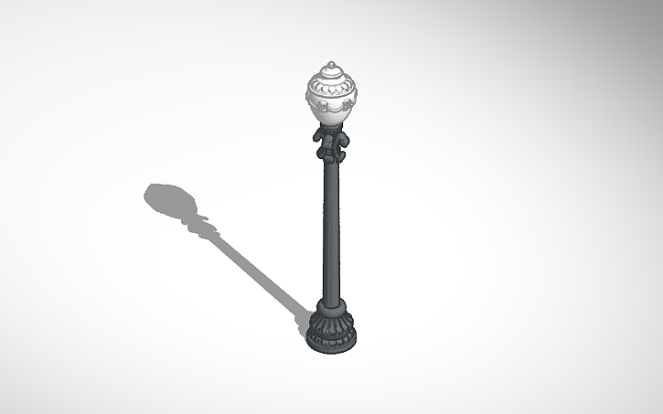 3D design Lamp post - Tinkercad