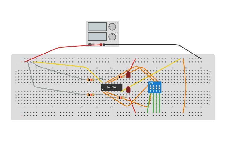 Circuit design ECE LAB FINAL QUAN (TOM) TRAN - Tinkercad