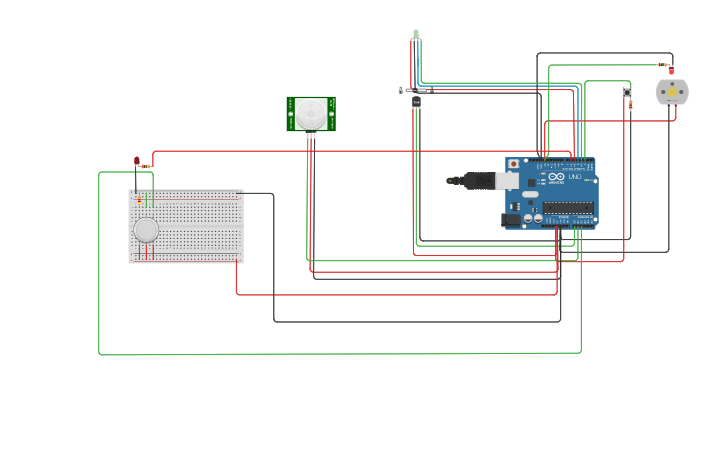 Circuit design Dangerous Machine | Tinkercad