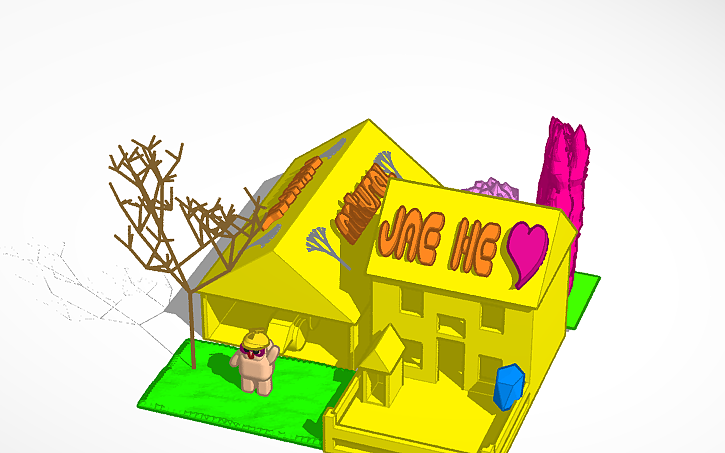 3D design 자연봇하우스.^^(Natual bot house.^^) | Tinkercad