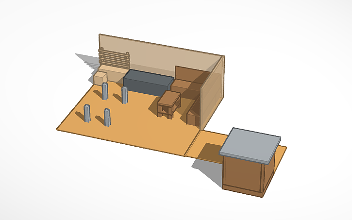 3D design terras design - Tinkercad