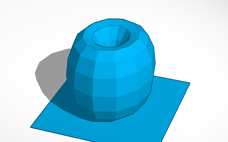 3D design Flower Pot | Tinkercad