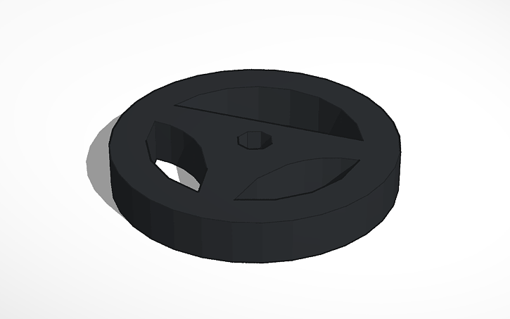3D design Steering Wheel - Tinkercad