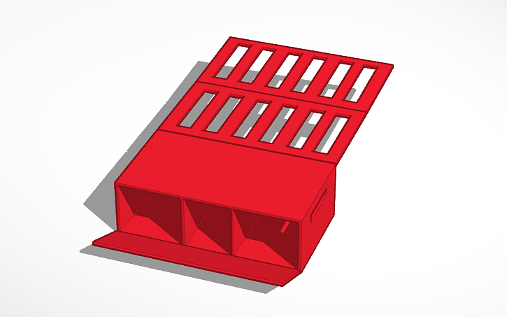 3D design Campingbox - Tinkercad
