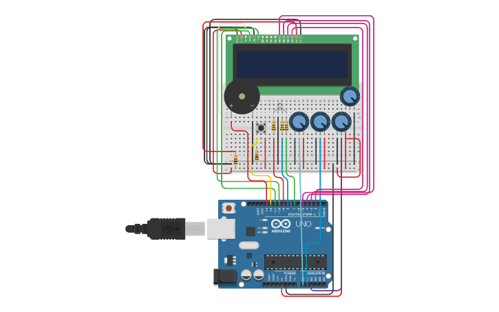 Circuit design Tinkercad Project - Portable Emergency System - Tinkercad