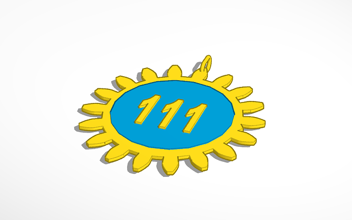 3D design Fallout Symbol | Tinkercad