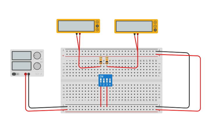 Circuit design Pull up | Tinkercad