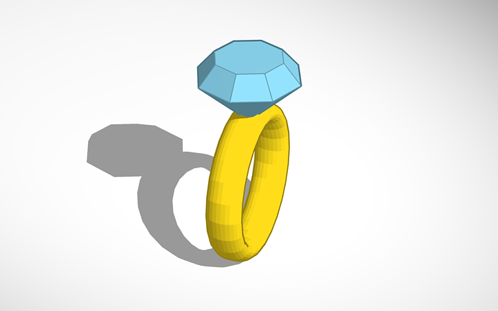 3D design Ring - Tinkercad