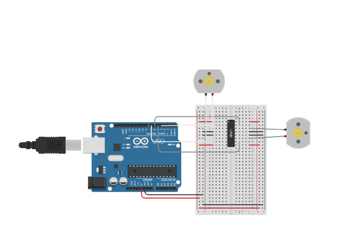 Circuit design Copy of ELEVATOR - Tinkercad