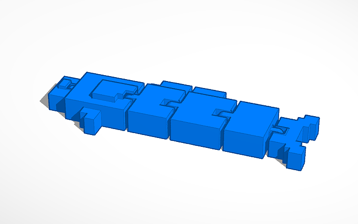 3D design floppy minecraft salmon - Tinkercad