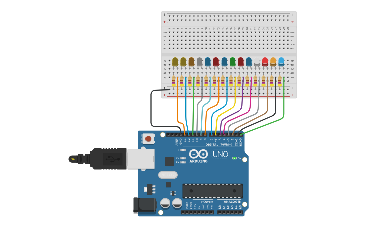 Circuit design Desafio 3 - Tinkercad
