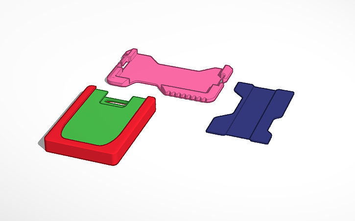 3D design Keycard Holder - Tinkercad