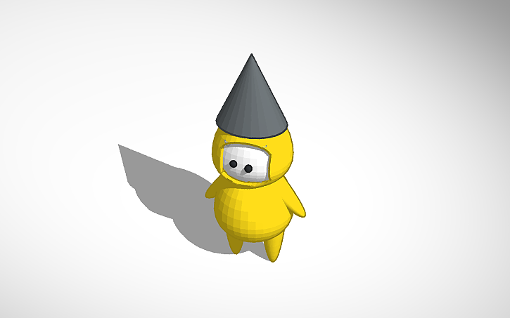 3D design Fall guys bullet guy | Tinkercad