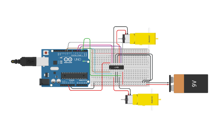 Circuit design Desafio #5 | Tinkercad