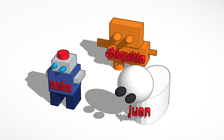 3d Design Robots 3d Tinkercad