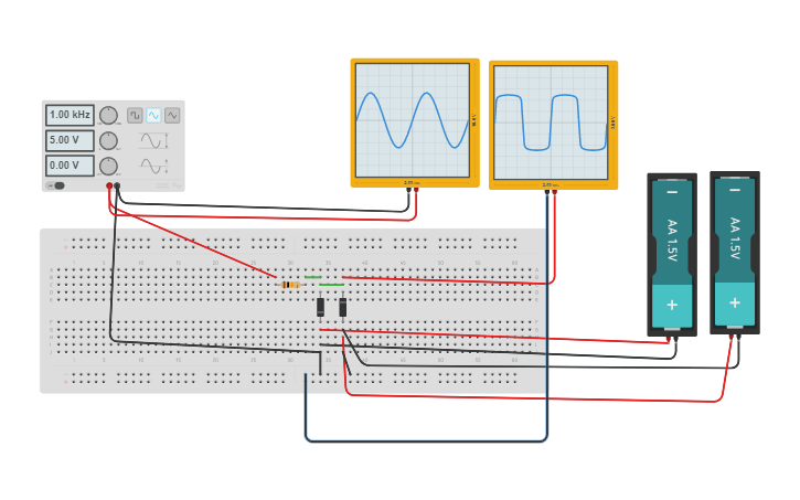 Circuit Design Combined Clipper Tinkercad