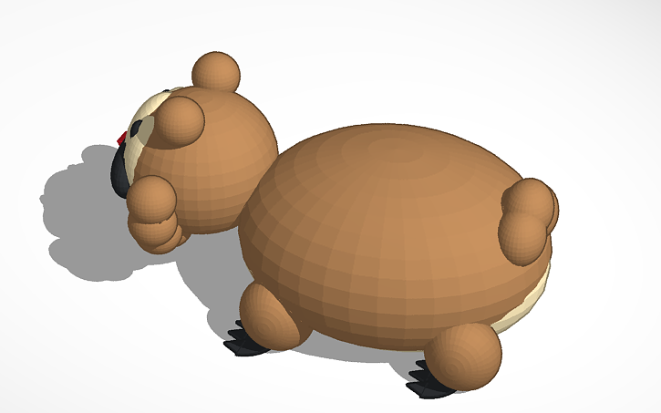 3D design bidoof | Tinkercad