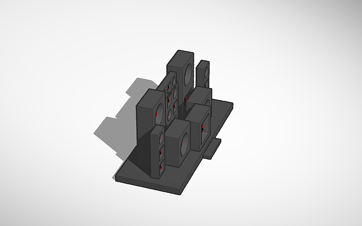 3D design DJ speaker set 1! - Tinkercad