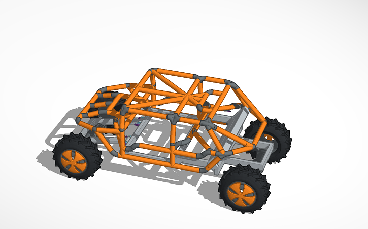 3D design buggy - Tinkercad