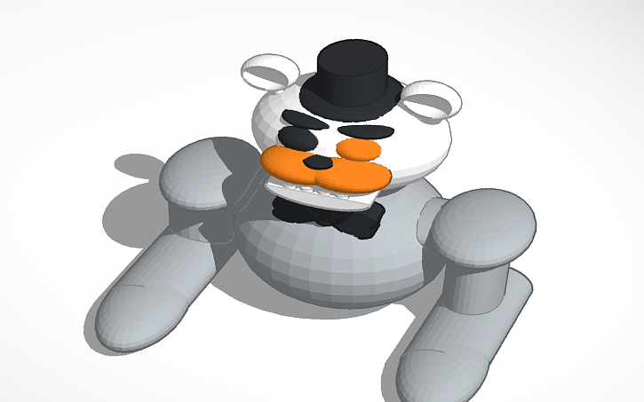 3D design molten freddy - Tinkercad