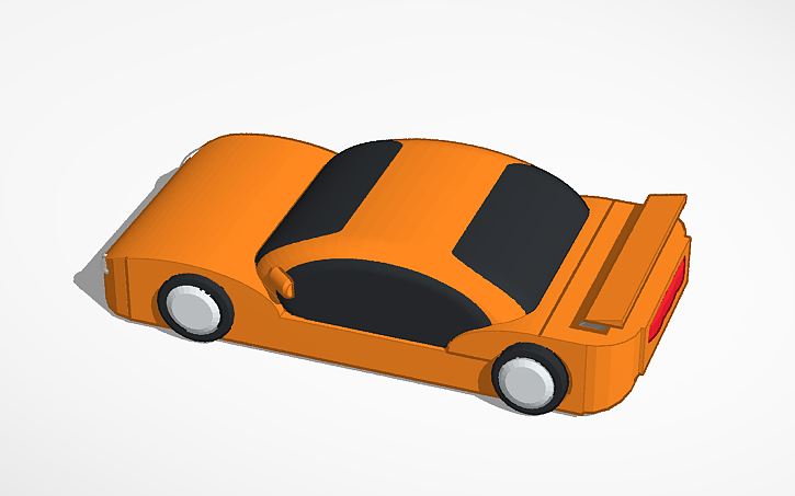 3d Design машинка Tinkercad