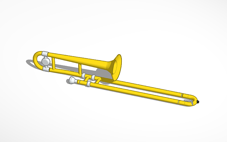 3D design Trombone 2.0 - Tinkercad