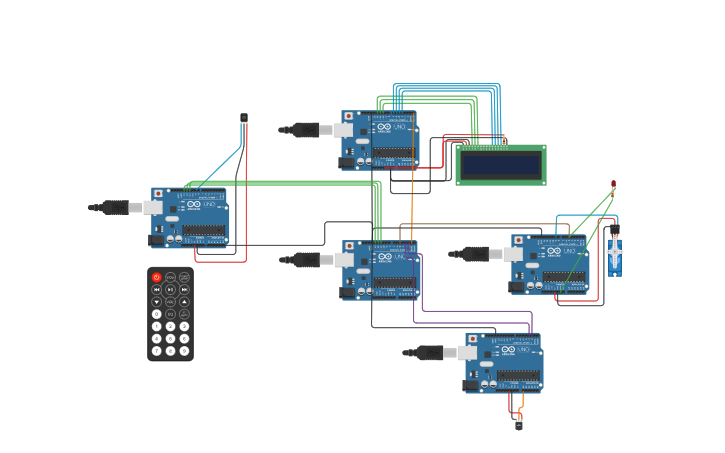 Circuit design Copy of 組込み_LCD | Tinkercad