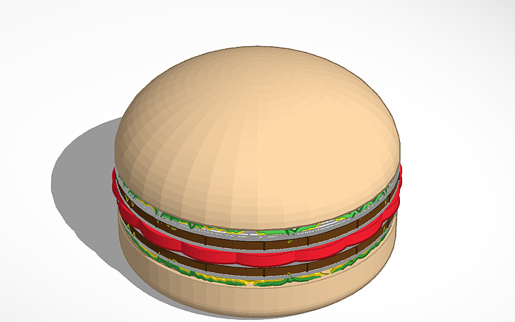 3D design Le taste Burger - Tinkercad