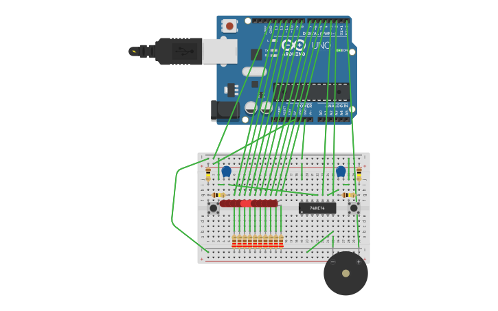 Circuit Design Перетягивание каната Tinkercad