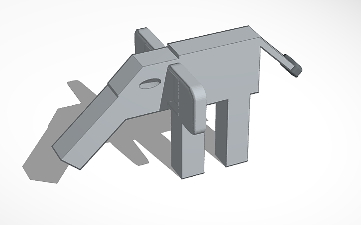 3D design Elephant | Tinkercad