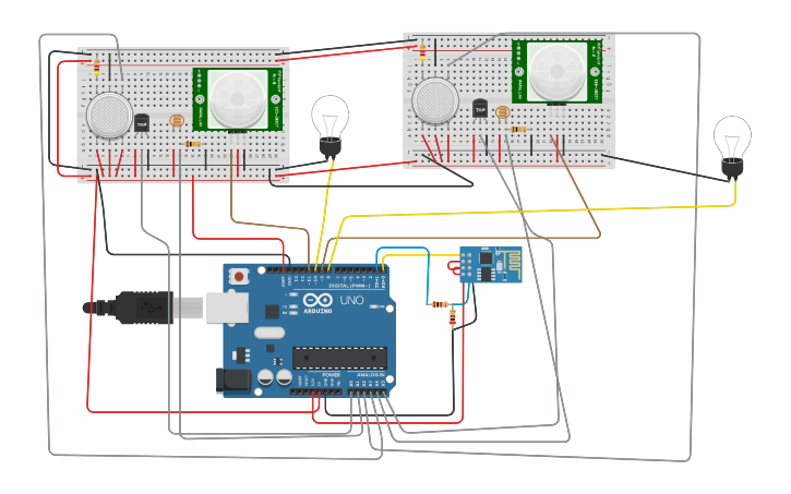 Circuit Design Esp8266 Tinkercad