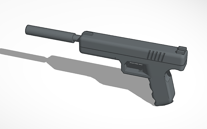 3D design Pistol/Gun by MK23 | Tinkercad
