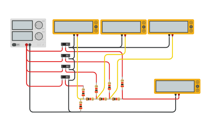 Circuit Design R2r Dac 4 Bits Manual Tinkercad