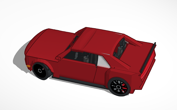3D design Dodge challenger srt hellcat - Tinkercad
