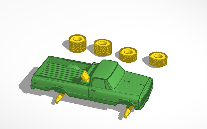 3D design chevy truck - Tinkercad
