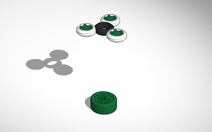 3D design fidget spinner - Tinkercad